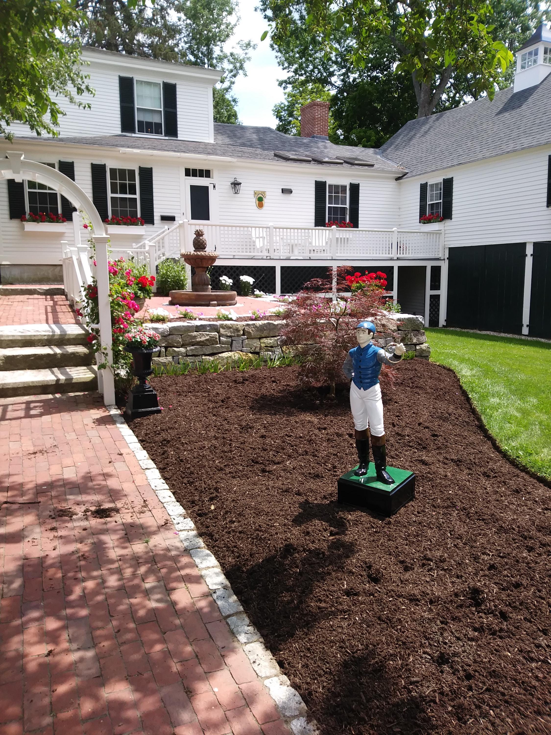 Hand-crafted Traditional Red-vested Real Metal Lawn Jockey Statue With ...