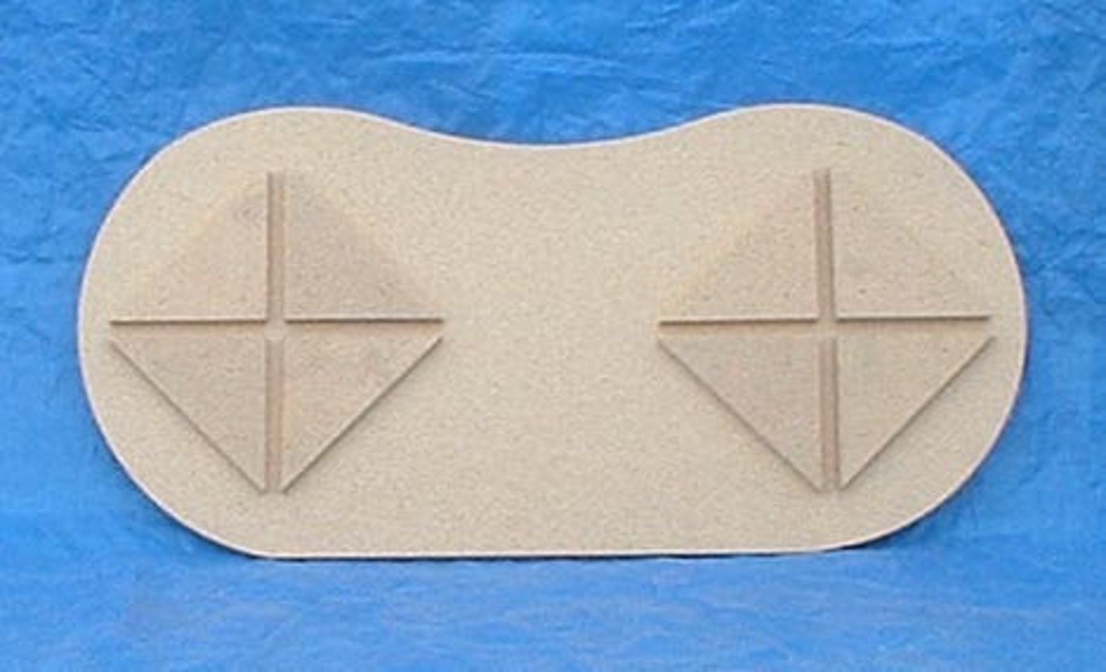 Custom Size Kidney-shaped Particle Board Drape Table. RESERVED FOR JS ...