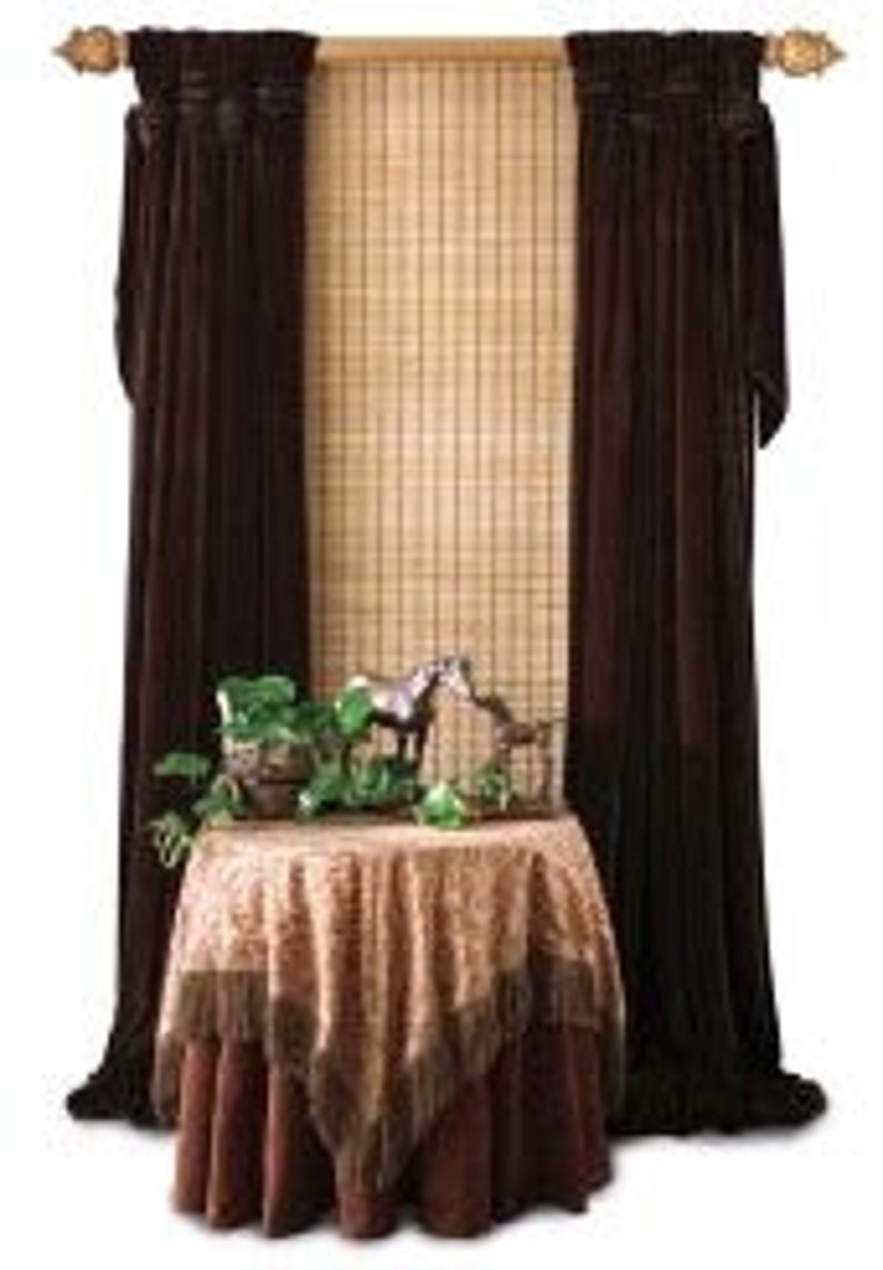 Custom Size Round Particle Board Drape Table- You Pick the Diameter and ...