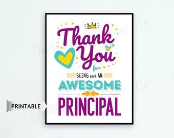 Principal thank you | Etsy