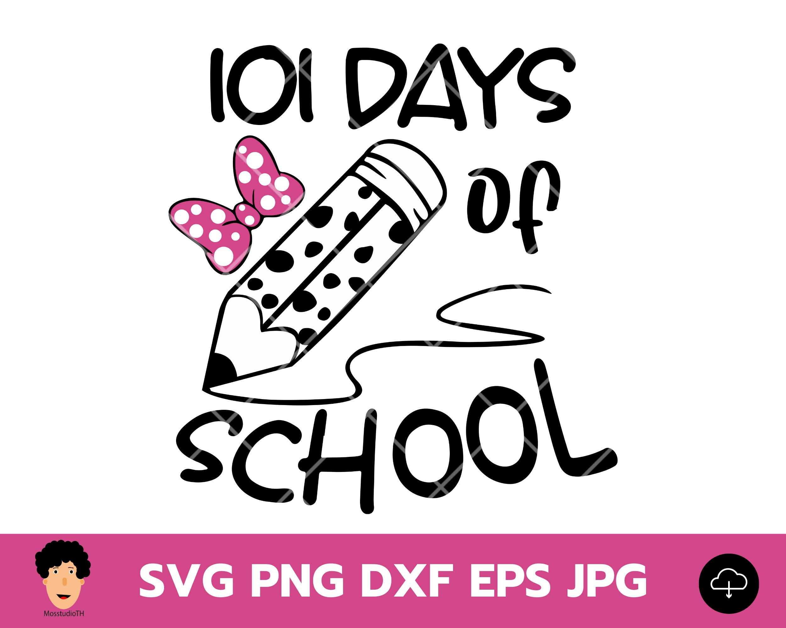 101 Days Of School Svg 100th Day Of School Svg Teacher Days Etsy