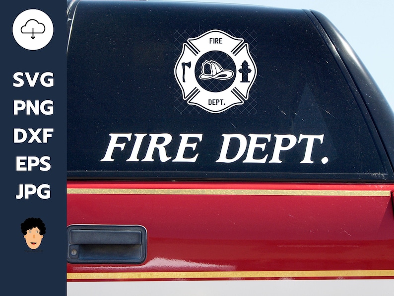 Fire Department Logo Svg, Fire Dept. Svg, Fireman Logo Svg, Firefighter ...