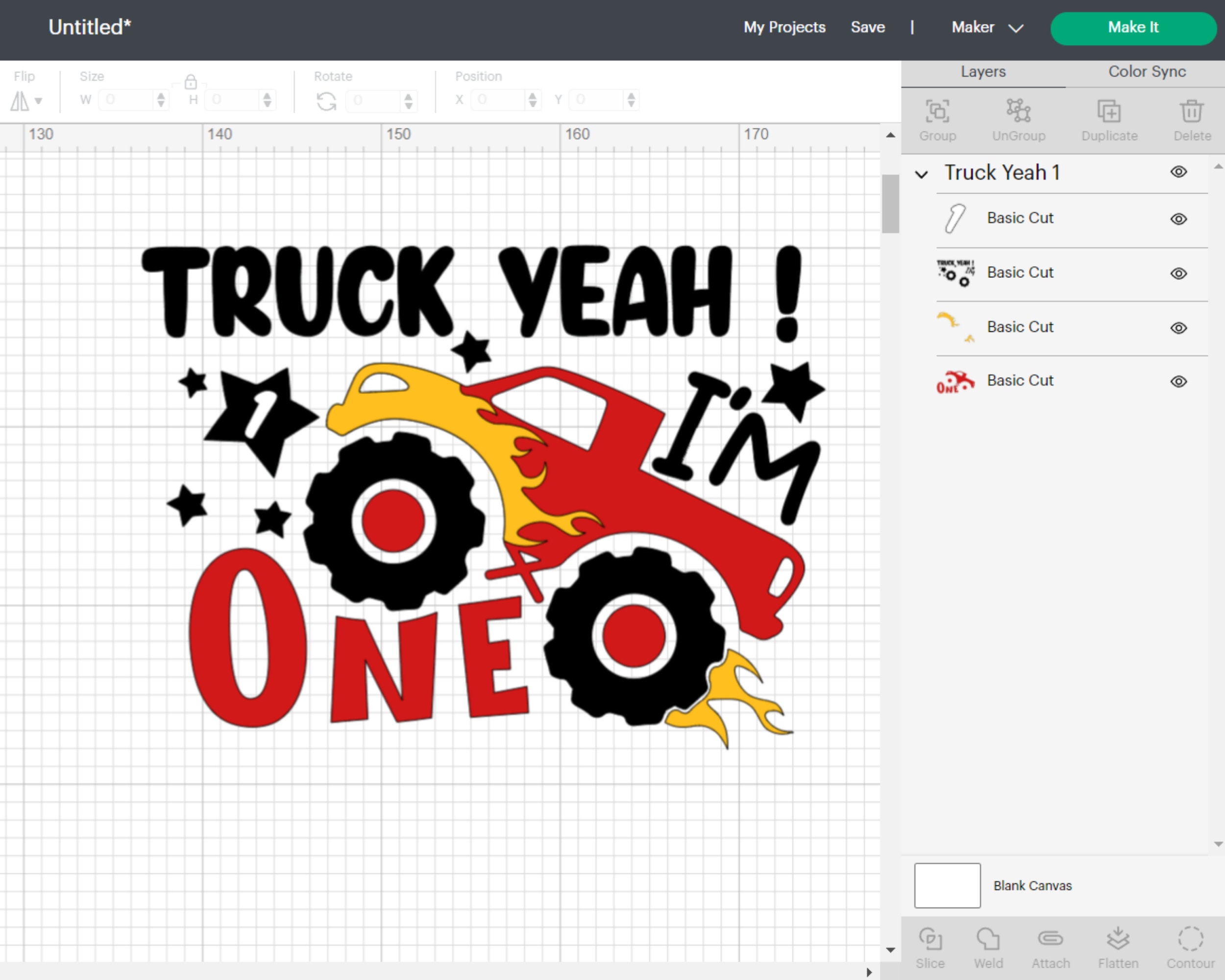 Truck Yeah Svg Truck Yeah I'm One Svg 1st Birthday Svg - Etsy
