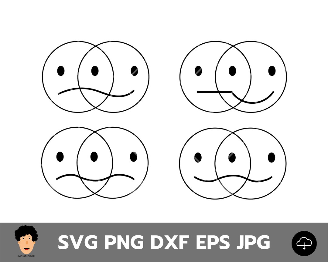 Not Sure Mini Svg, Emoji Svg, Smile Face Emotion, Sad Emotion, Cut File ...