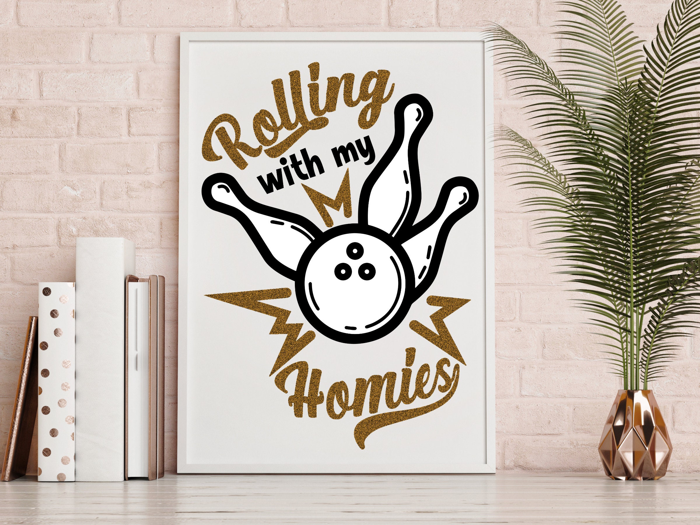 Rolling With My Homies Svg, Love Bowling, Retro Bowling Gifts, Bowling ...