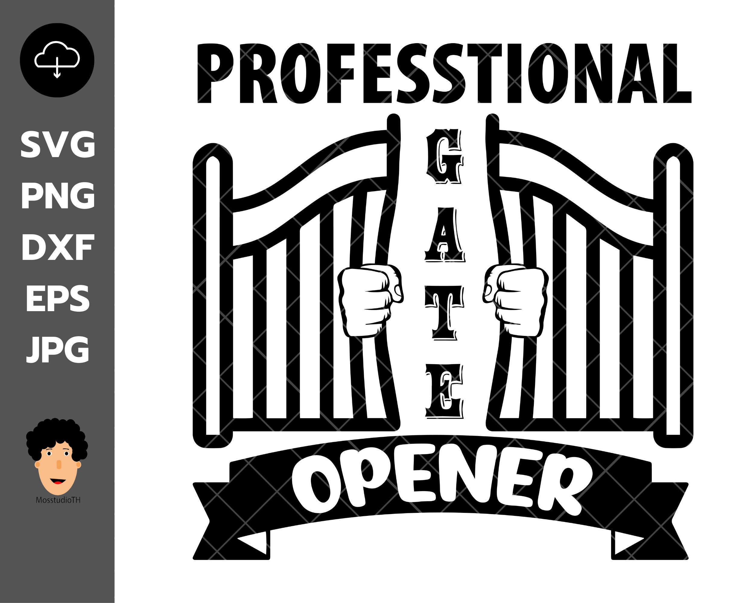 Professional Gate Opener Svg Security Guard Svg Gate Opener - Etsy