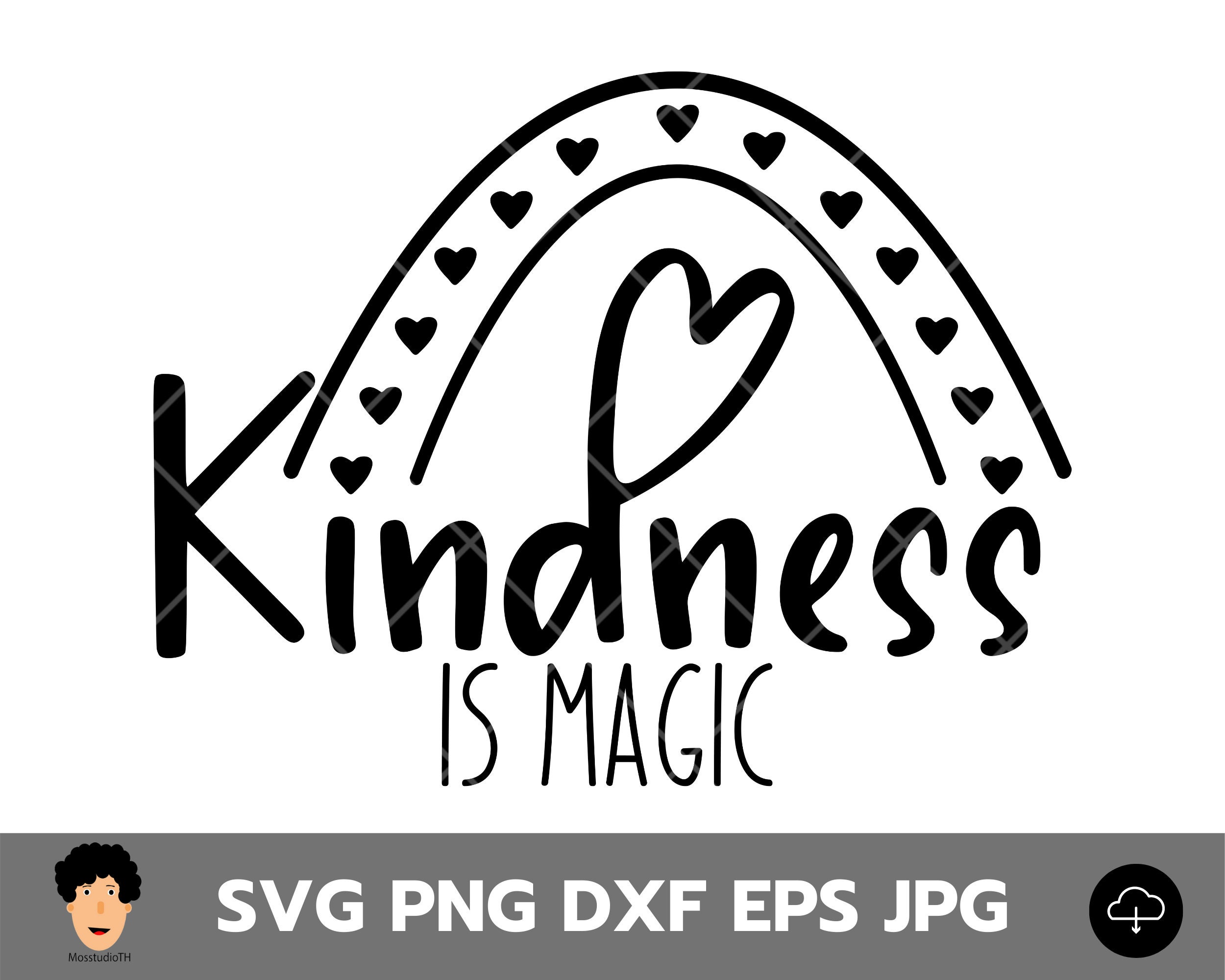 Kindness is Magic SVG Be Kind Svg Always Stay Humble - Etsy