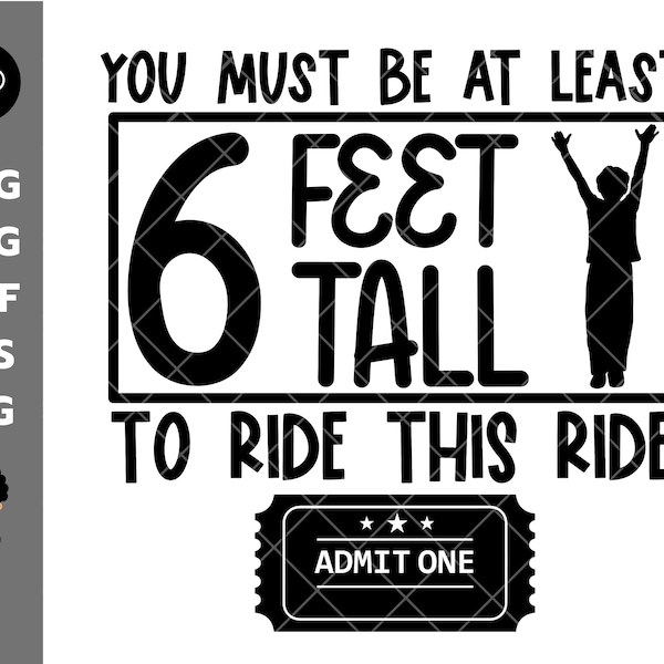 Must Be This Tall - Etsy