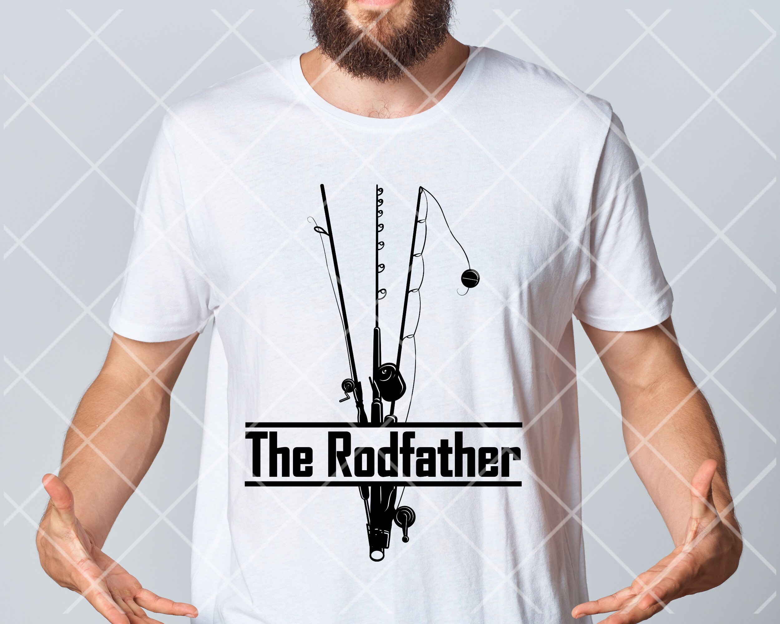 The Rodfather Svg, Funny Fishing Svg, Fishing Cut File, Fishing Sayings ...