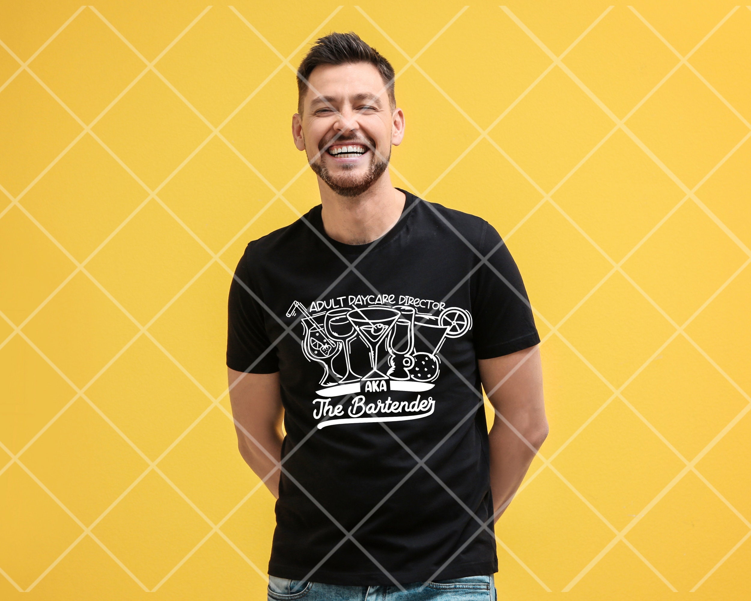 Adult Day Care Director Bartender Svg, Bartender Life Svg, Drinking ...