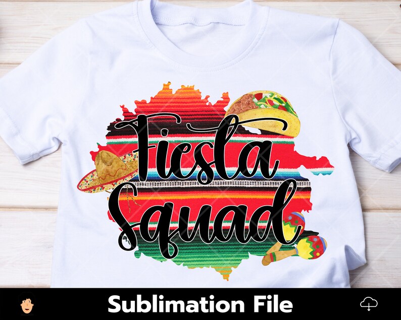 Fiesta Squad Png Fiesta Squad Sublimation Printable Png - Etsy