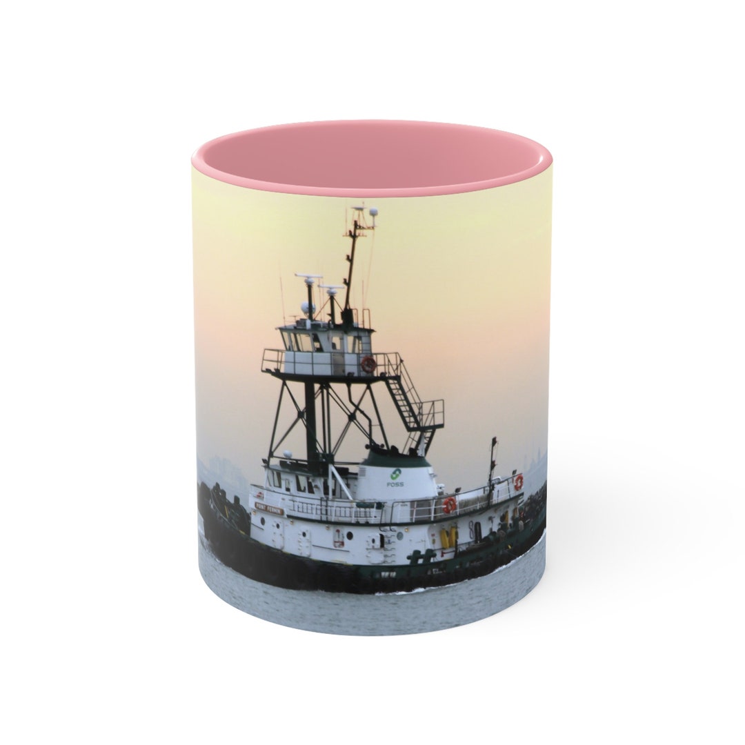 Charming Tugboat Coffee Mug - Nautical Theme, San Pablo Bay - Richmond ...