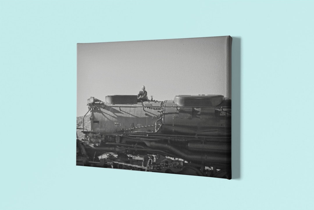Classic Steam Engine Print: U. P. 4014 Big Boy, Canvas Wall Decor ...