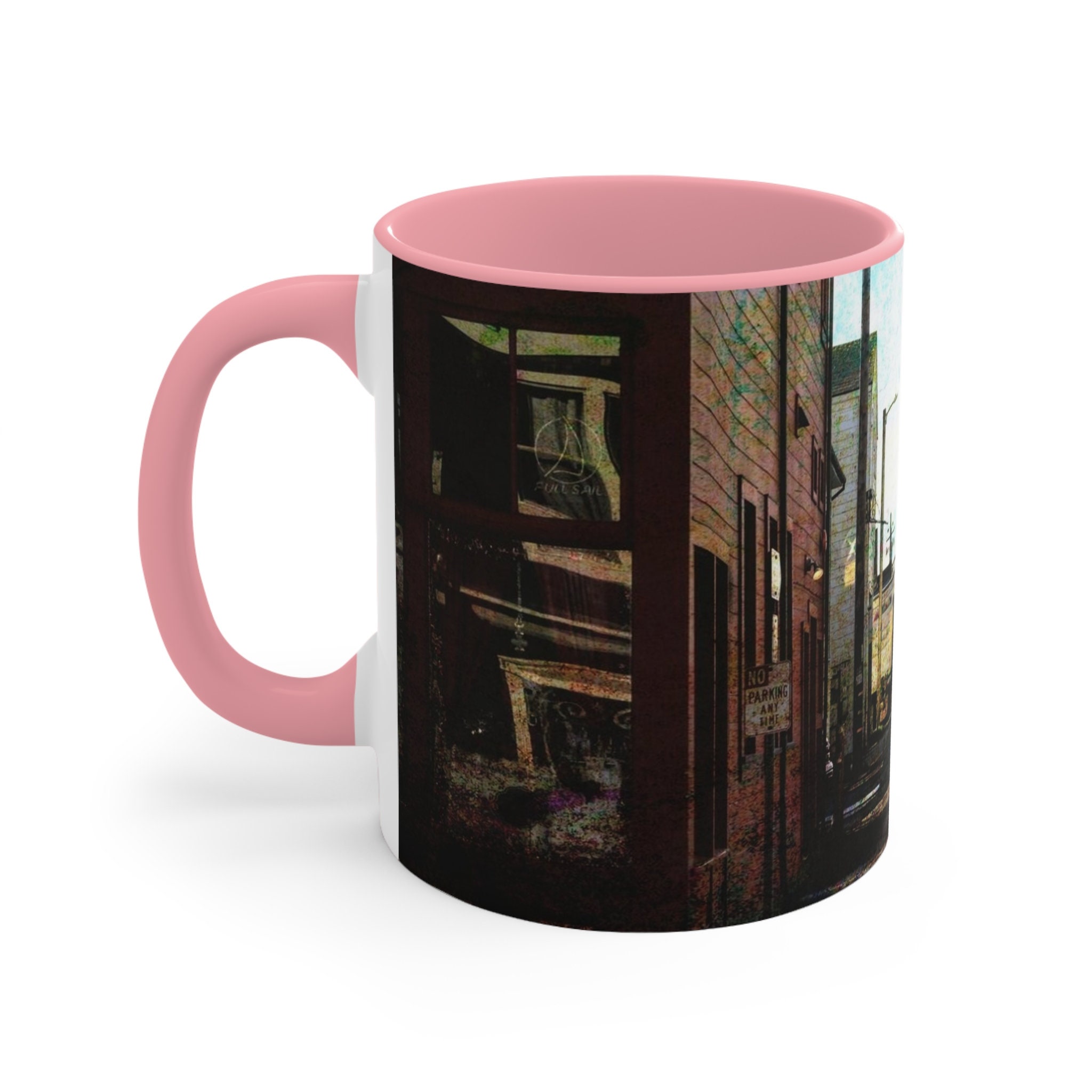 Fort Bragg Urban Scene Coffee Cup - Coastal Cityscape Mug - Etsy