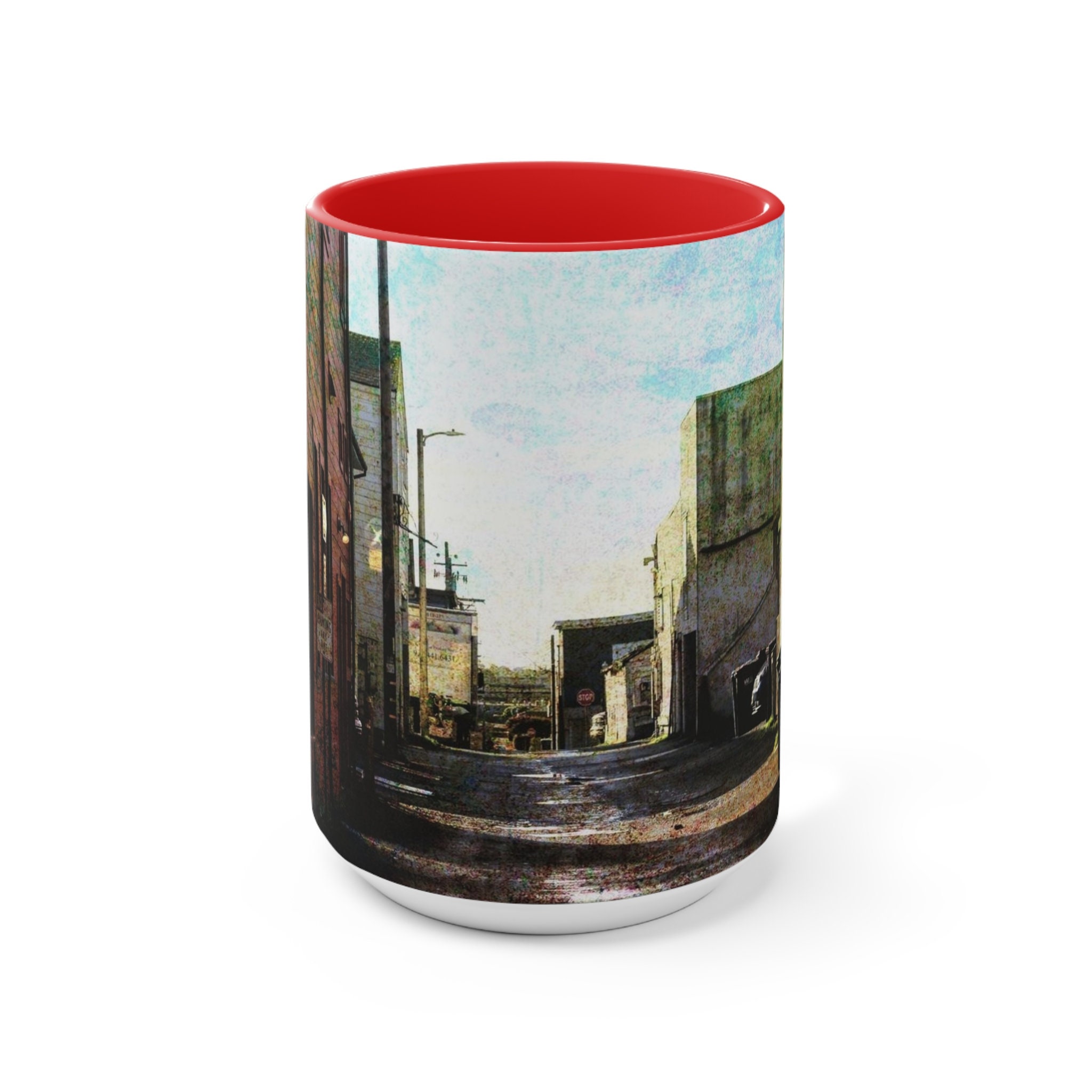 Fort Bragg Urban Scene Coffee Cup - Coastal Cityscape Mug - Etsy