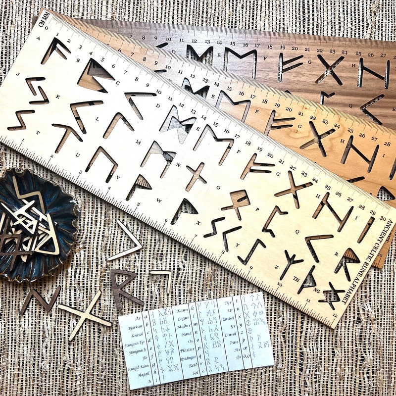 Viking Alphabet Stencil - Etsy