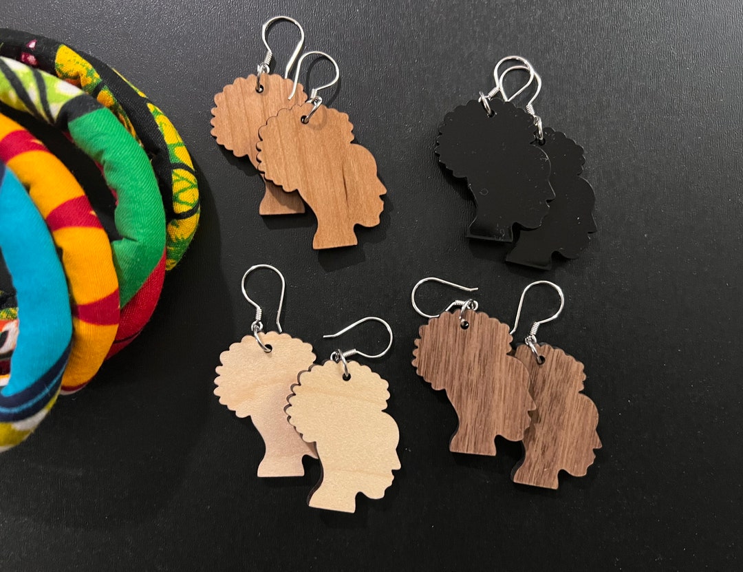 INSTANT DOWNLOAD SVG Beautiful African Lady Silhouette/ Version 3 - One ...