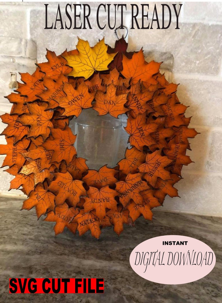 INSTANT DOWNLOAD SVG Leaves. Fall leaf File Instant Cut | Etsy