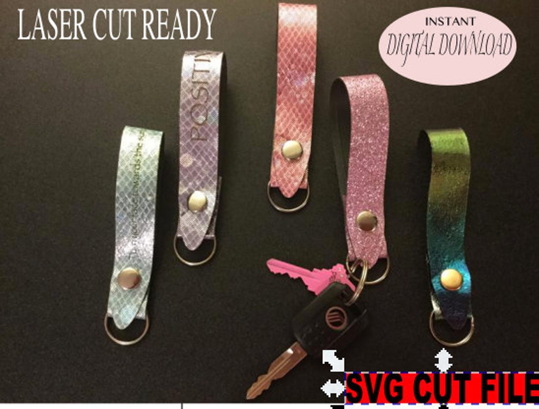 INSTANT DOWNLOAD Svg-wristlet Keychain Cut File (12 W X 1H ) Instant ...