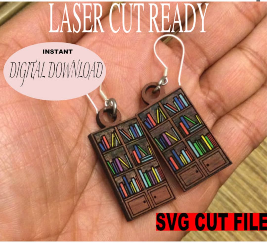 INSTANT DOWNLOAD SVG Bookcase / 4 Sets and 2 Different Styles/ Shirts ...