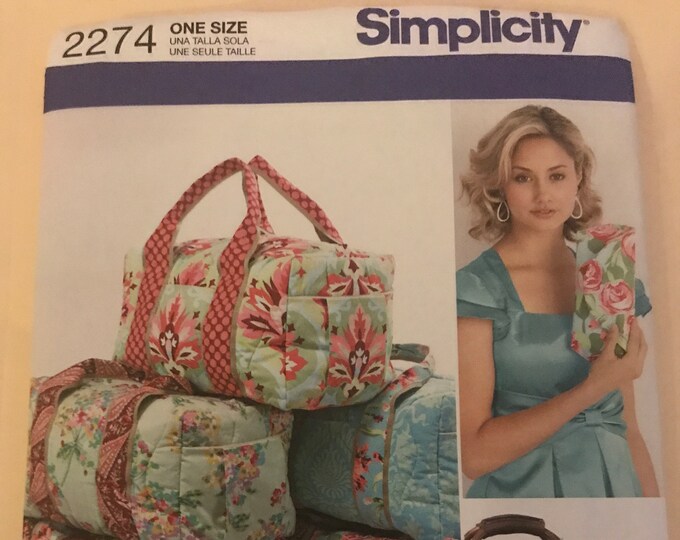 Simplicity Pattern #2274 Luggage Pattern - Etsy