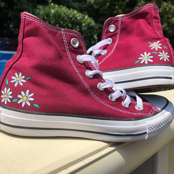 Floral Converse - Etsy