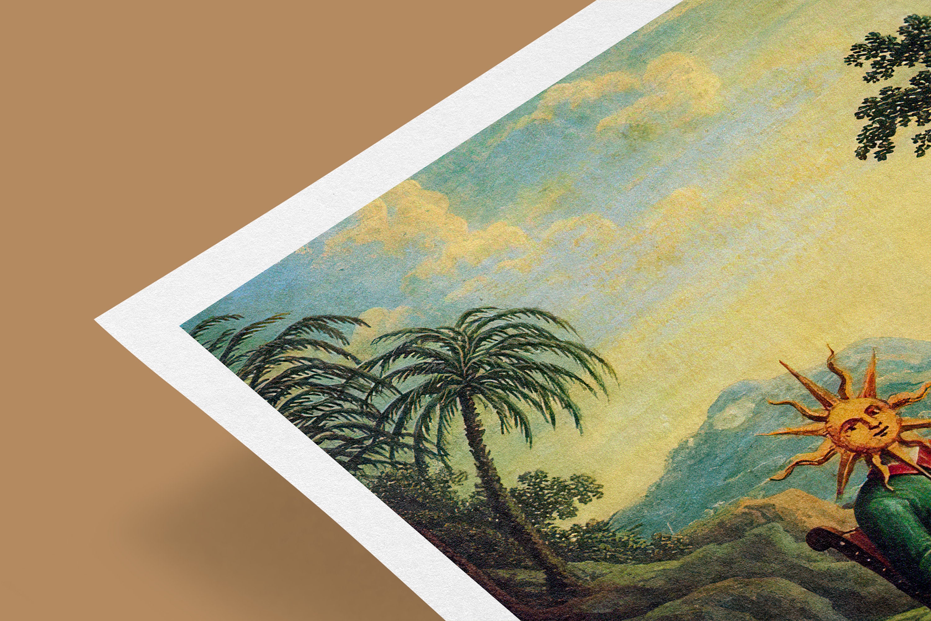 Vintage Esoteric Sun Fine Art Print Vintage Alchemy Decor Metaphysical ...