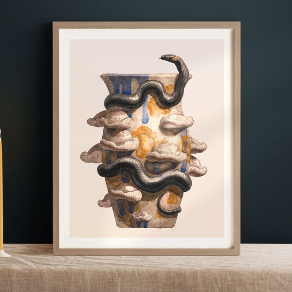 Antique Snake Vase - Etsy