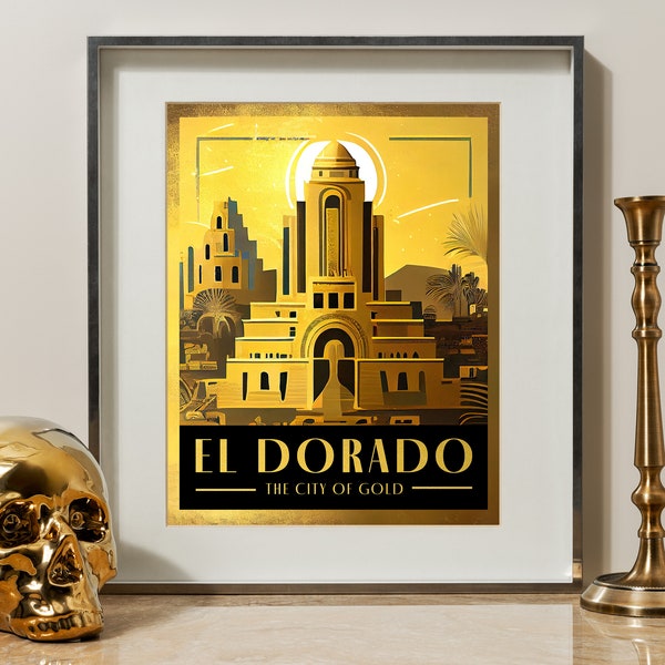 Gold El Dorado Print - Etsy