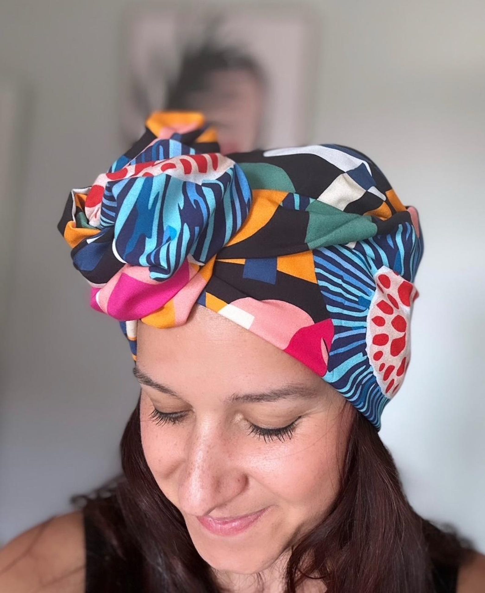 Wired Turban Sewing Pattern: PDF With Video Tutorial (digital Download ...