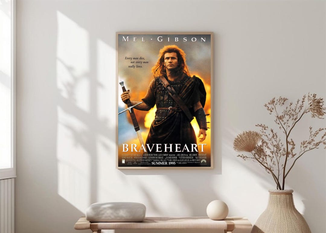Braveheart Movie Poster Glossy High Quality Print Photo Wall Art Mel ...