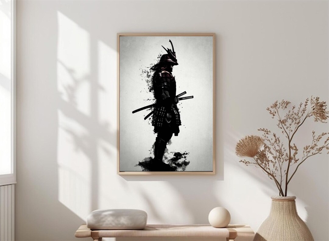 Samurai Armor Poster, for Samurai Lovers, Beautiful Wall Hanging ...