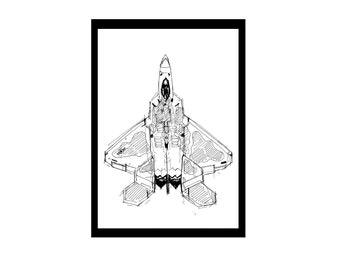 F22 Print - Etsy