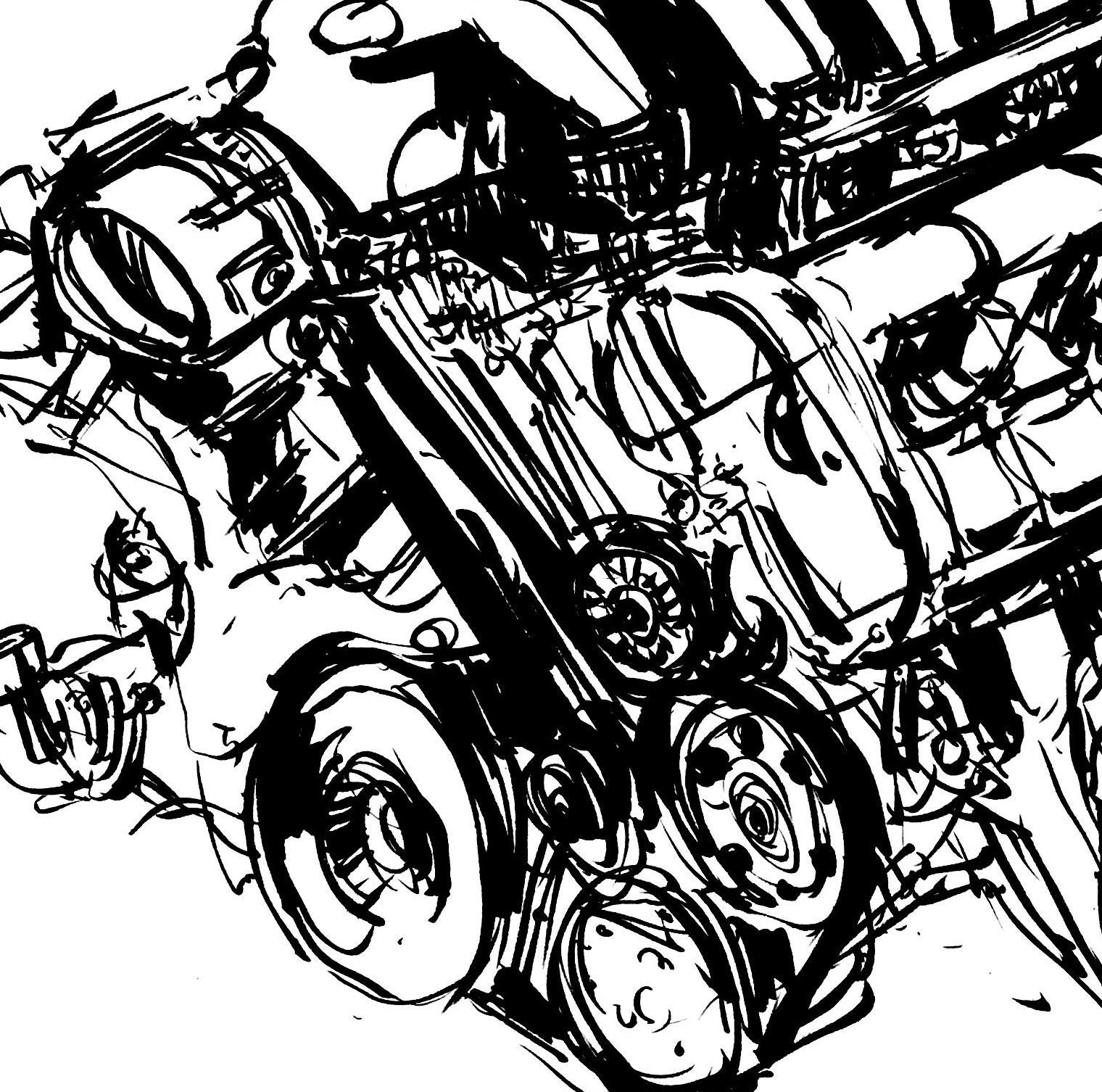 V8 Engine Wall Art Printable A4 Size - Etsy