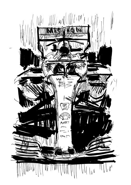 Formula 1 Illustration A4 Size Printable Wall Art - Etsy