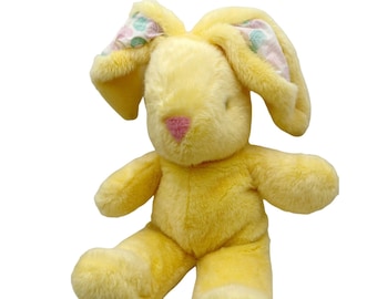 Yellow Plush Bunny | Etsy