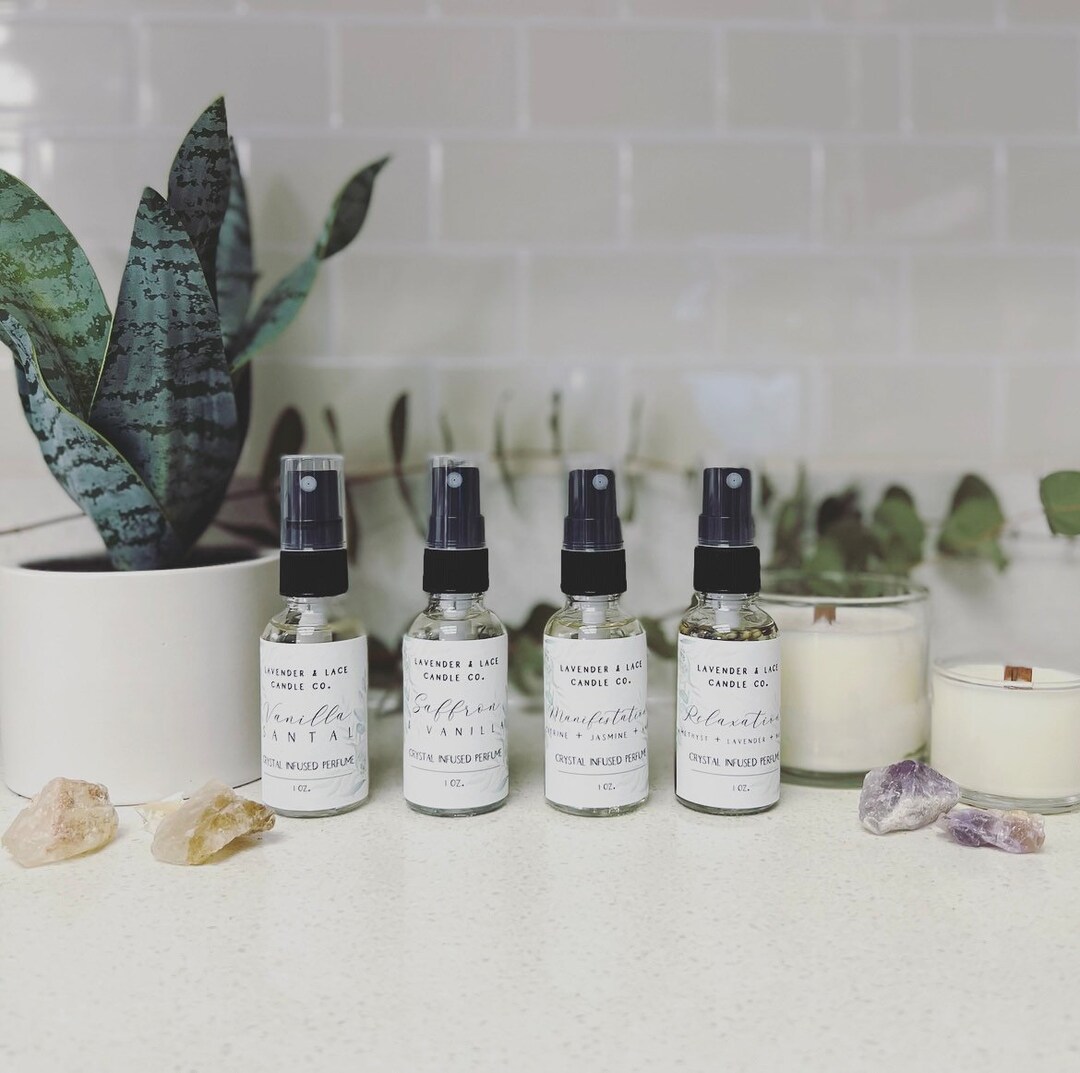 Crystal Infused Perfume - Etsy