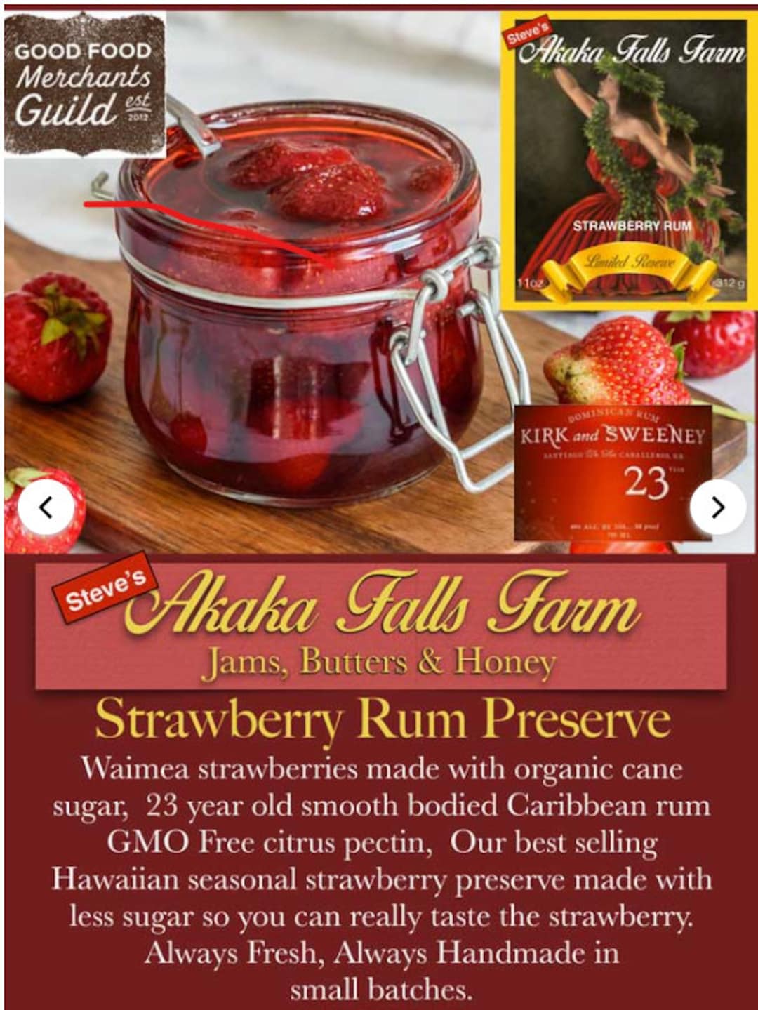 Strawberry Rum Preserve. 9 Ounce Jar - Etsy