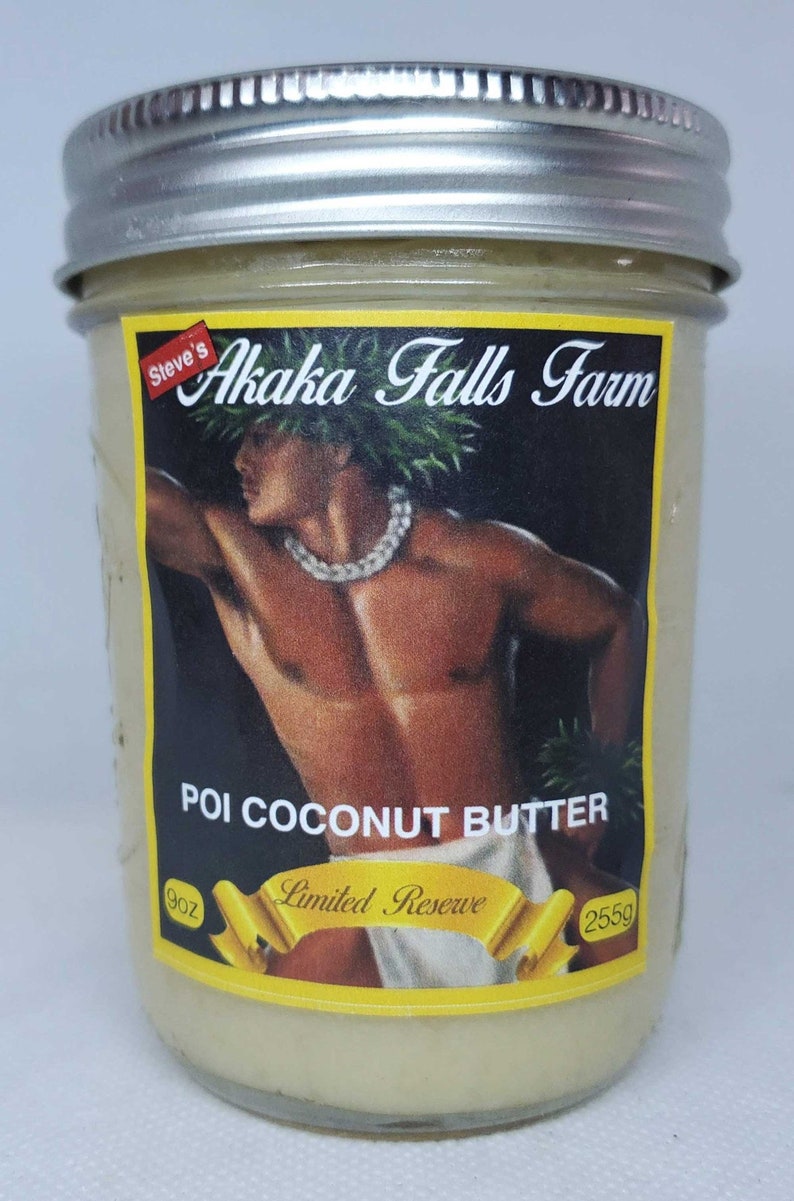 Poi Coconut Butter, 9 Ounce Jar - Etsy