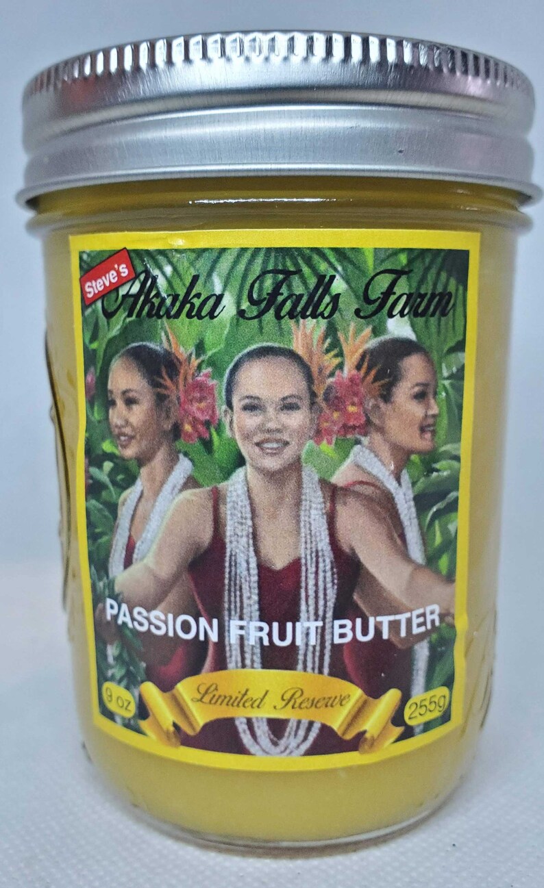 Passion Fruit Butter, (lilikoi Butter) 9-ounce Jar - Etsy