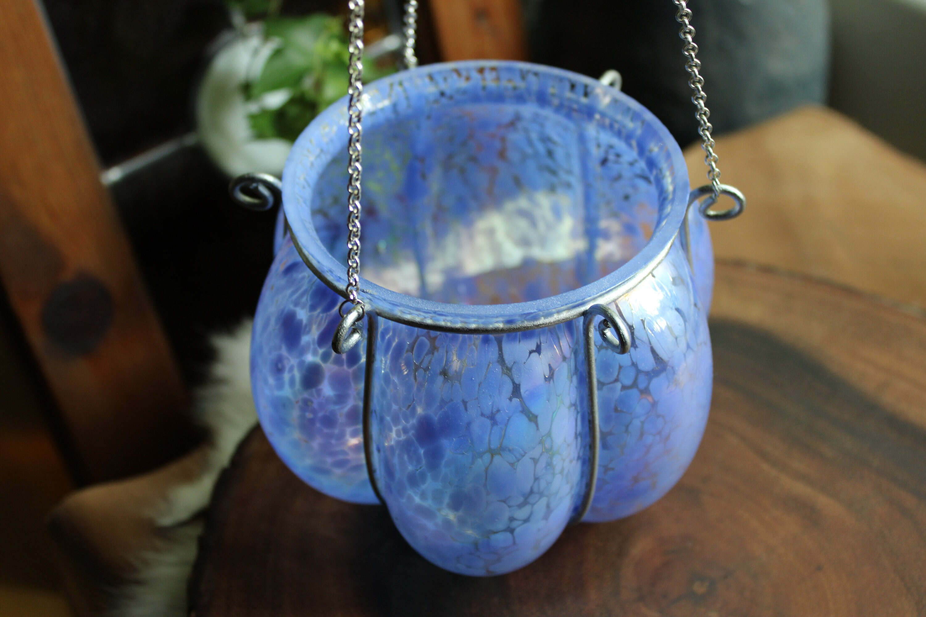 Magical Iridescent Blue Fairy Lamp - Etsy