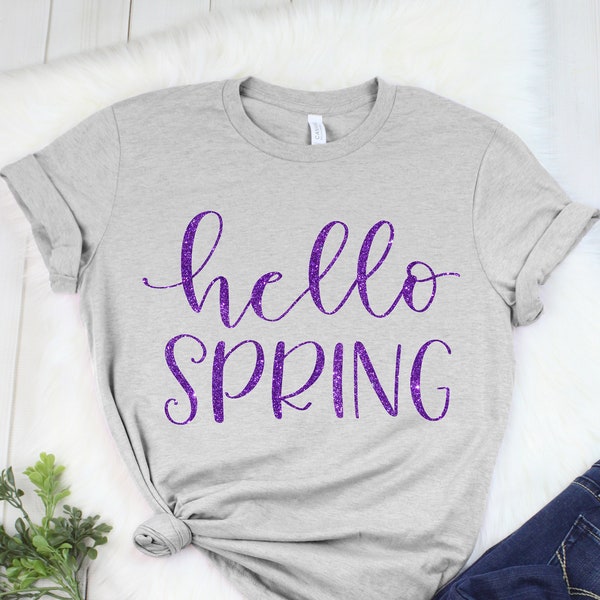 Hello Spring Shirt - Etsy