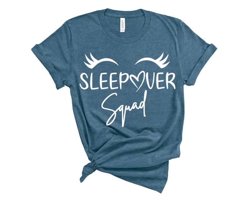 Sleepover Squad Shirts Girls Birthday Party Shirts Slumber Etsy