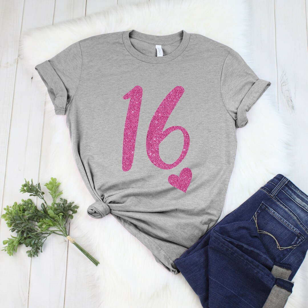 Sweet Sixteen Shirt, Sweet Sixteen Birthday Shirt, 16 Birthday Shirt ...