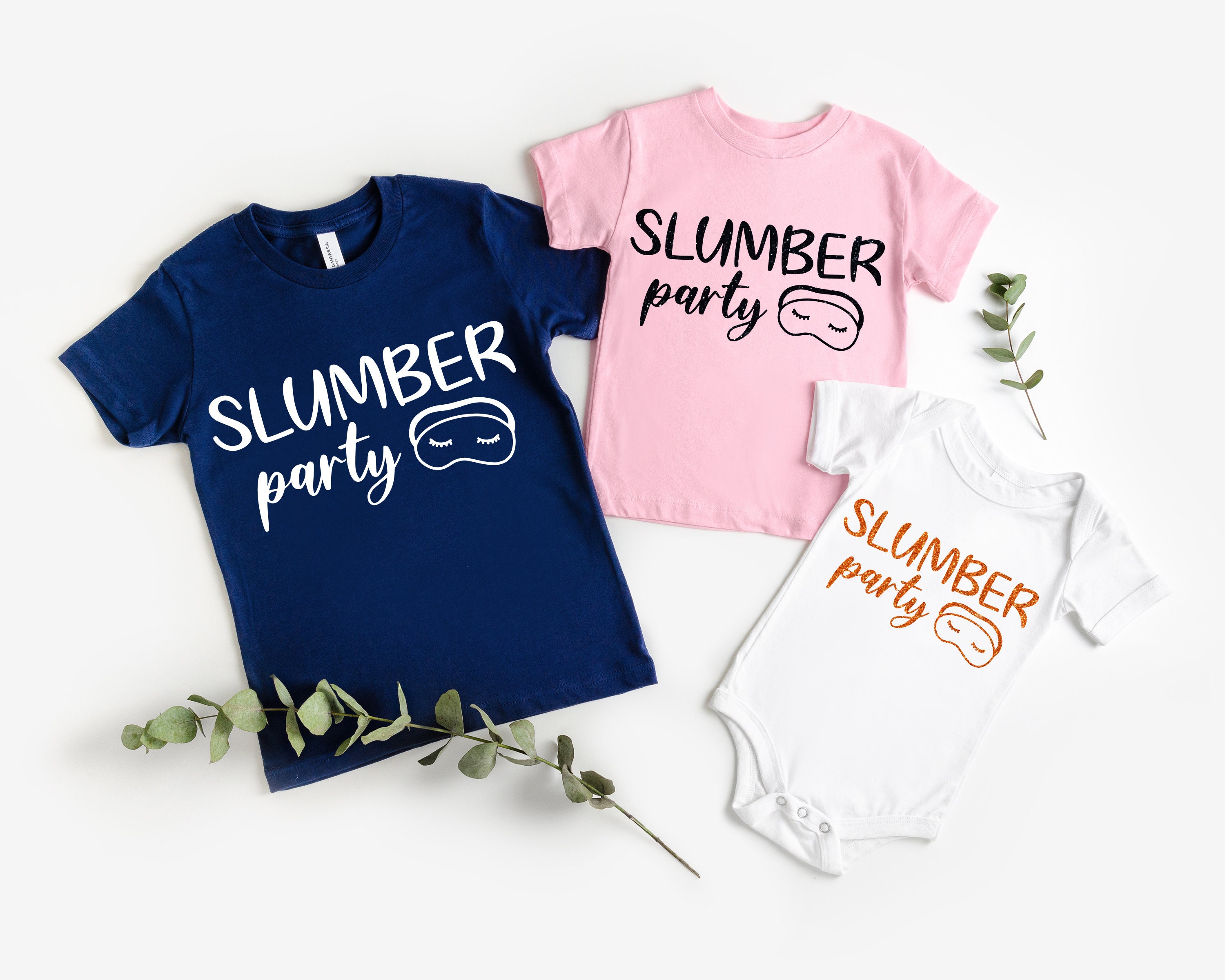 Slumber Party Shirts Sleepover Squad Shirts Girls Birthday - Etsy