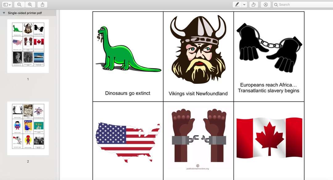 Montessori Inspired Timeline Game for Elementary School - Etsy