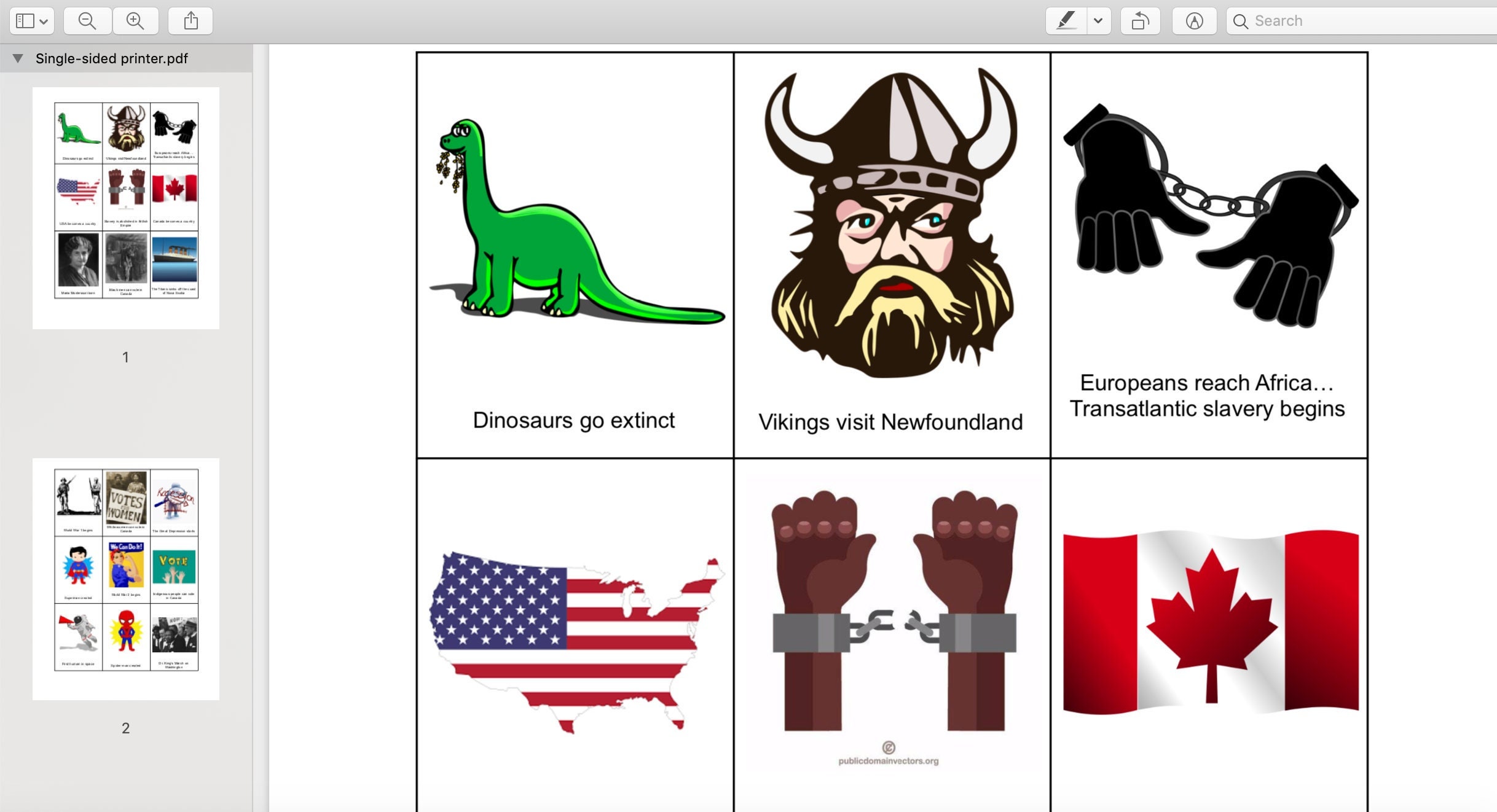 Montessori Inspired Timeline Game for Elementary School - Etsy