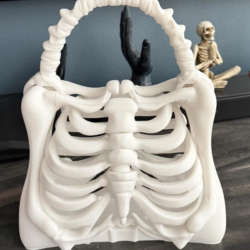 3d Printed Bone Bag - Etsy