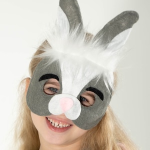 Handmade Universal Bunny Mask for Boy or Girl. | Etsy