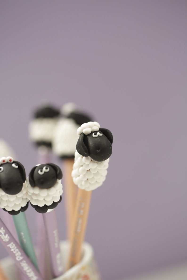 Animal Shaun the Sheep Pen Topper Pencil Figurines For Pen - Etsy México